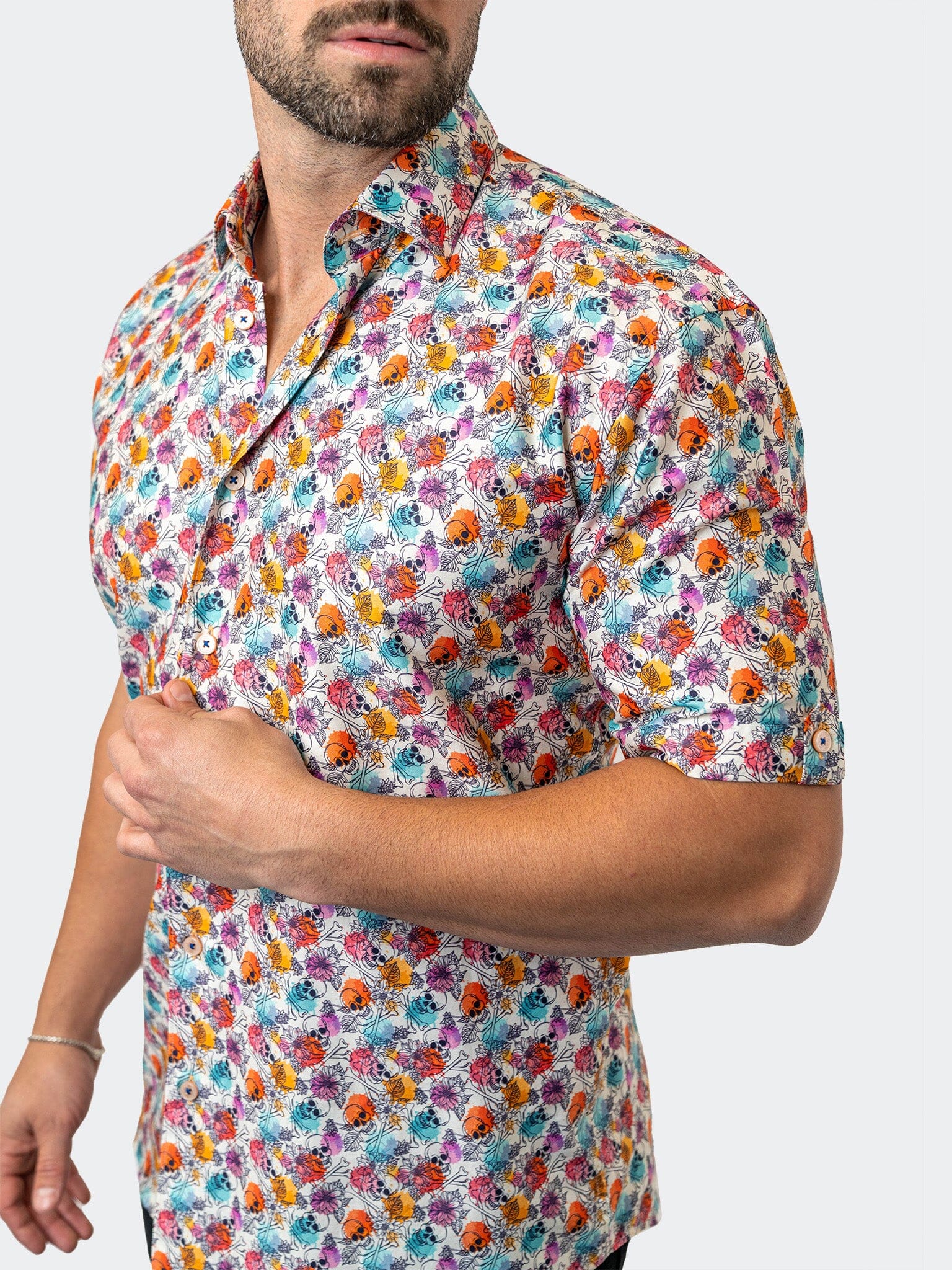 Galileo FloralSkull 12 White – Maceoo