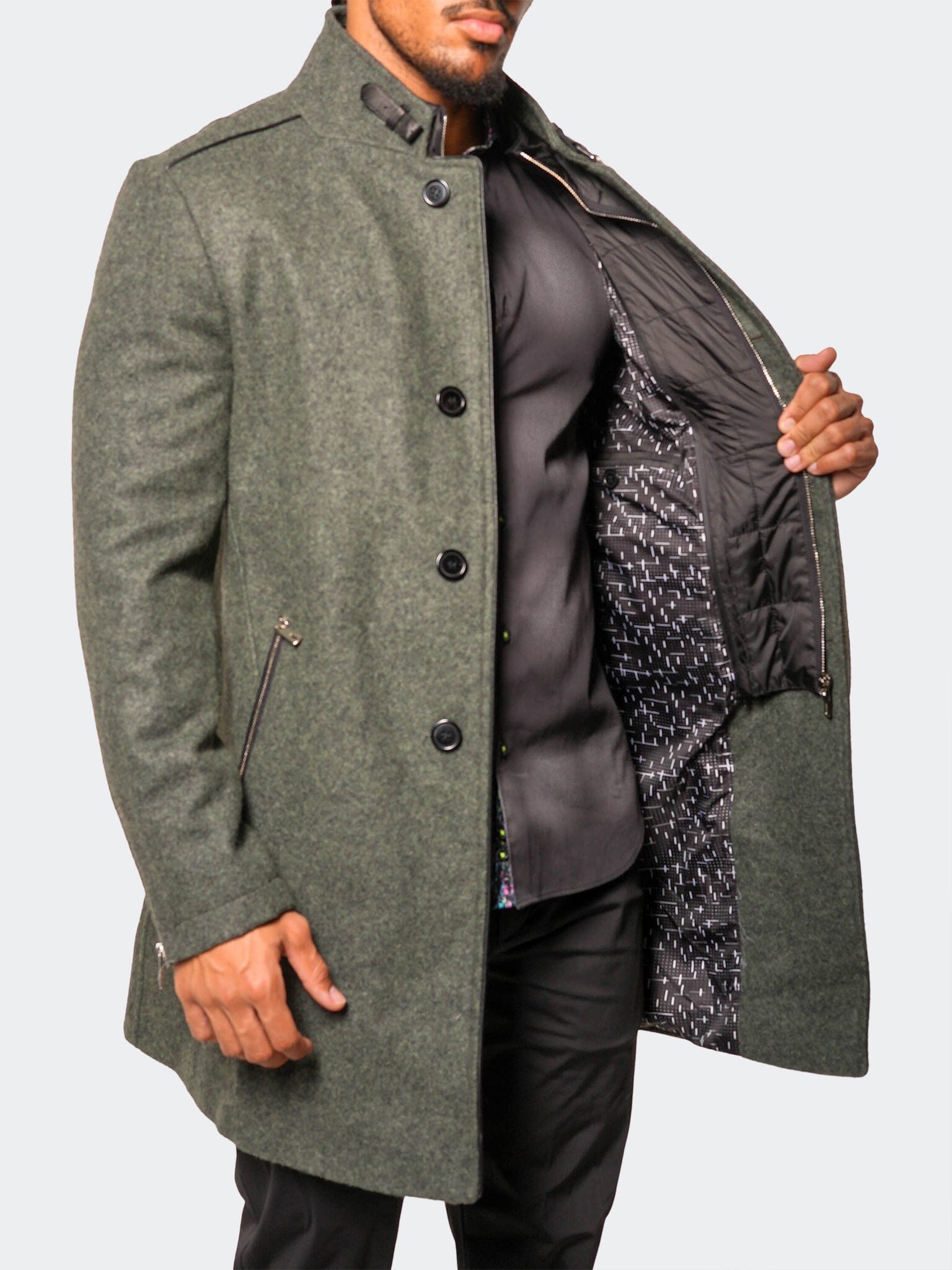 Peacoat CaptainRussian Green – Maceoo