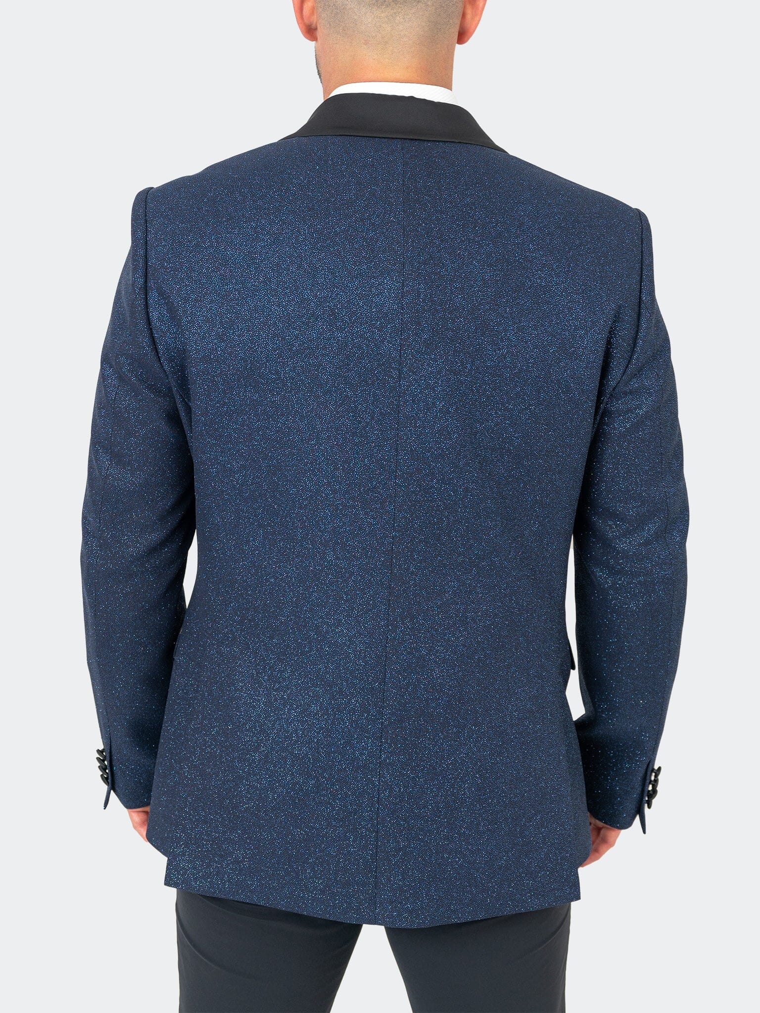 Blazer Shawl Ceremonial Blue – Maceoo