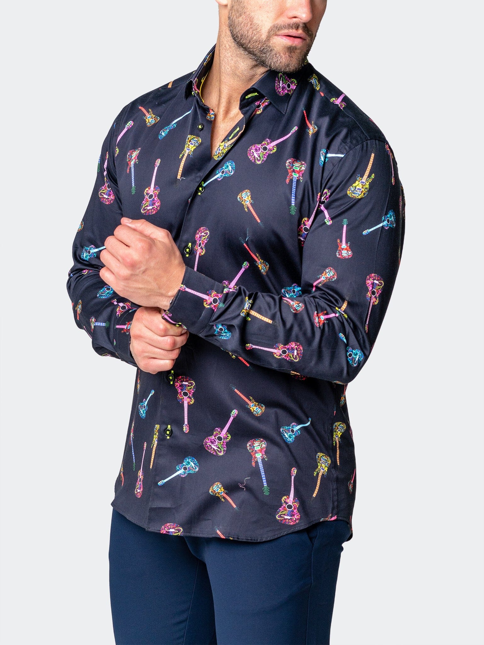 Fibonacci Guitar Black – Maceoo