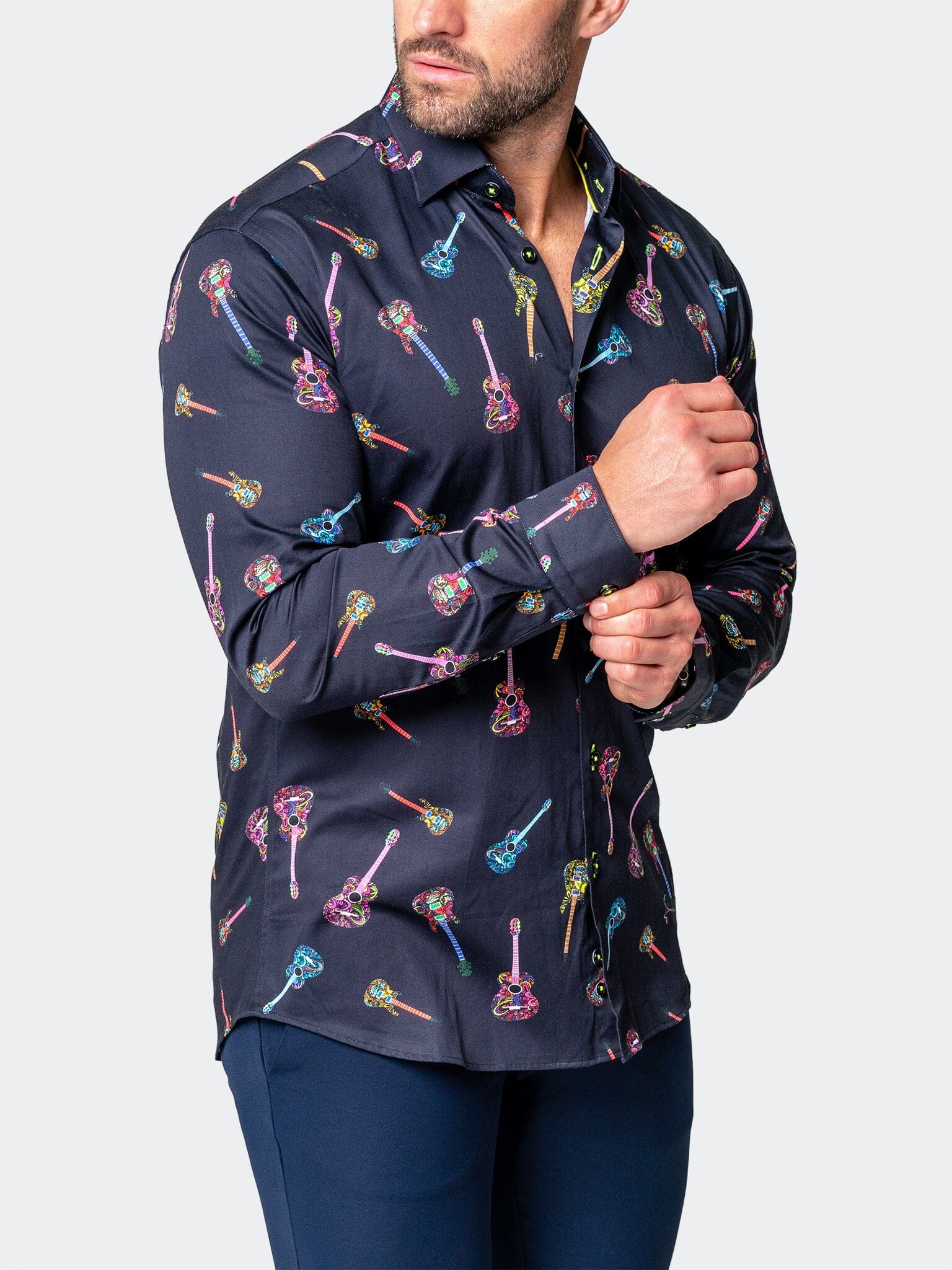 Fibonacci Guitar Black – Maceoo