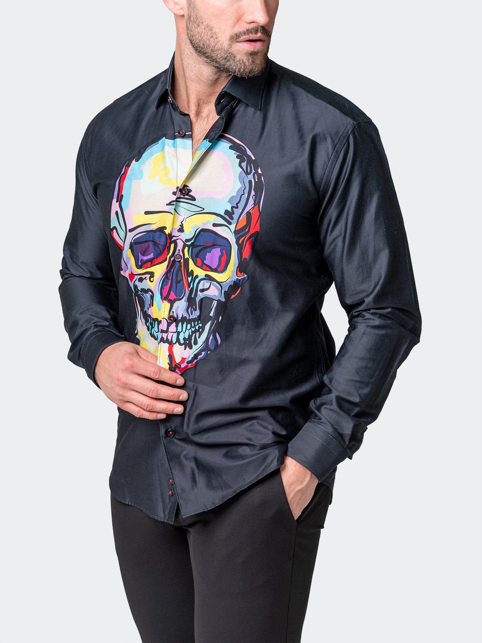 Fibonacci SkullFace Black – Maceoo