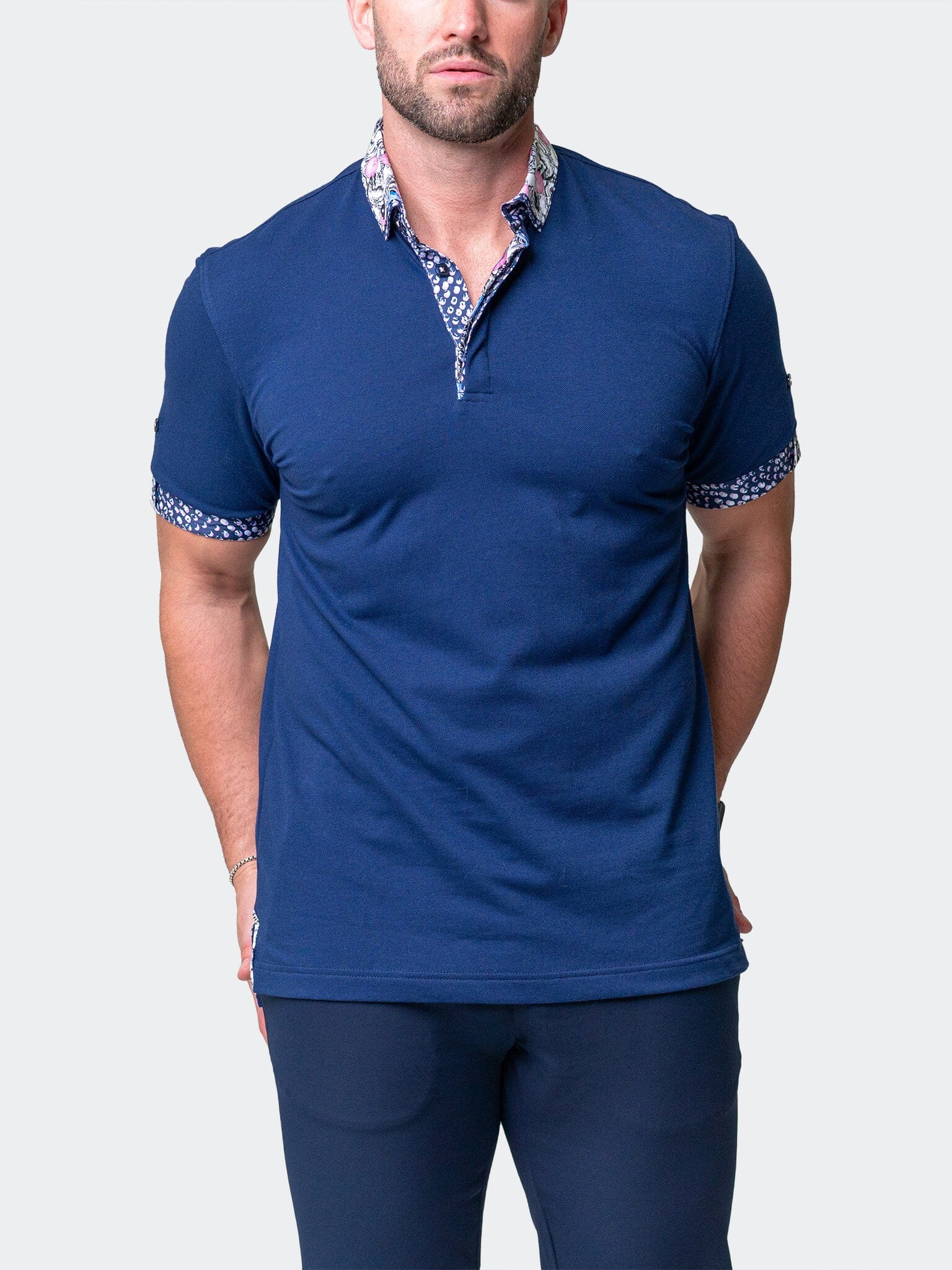 Polo MozartSolidMonkey Blue – Maceoo