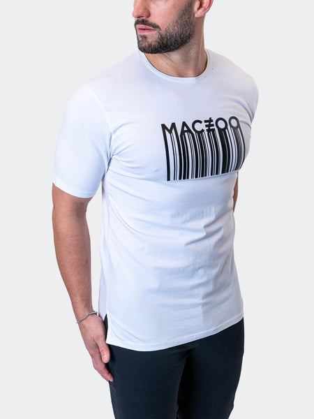 Tee Barcode White – Maceoo