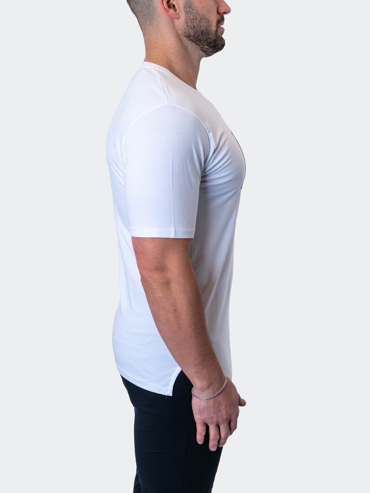 Tee Barcode White – Maceoo