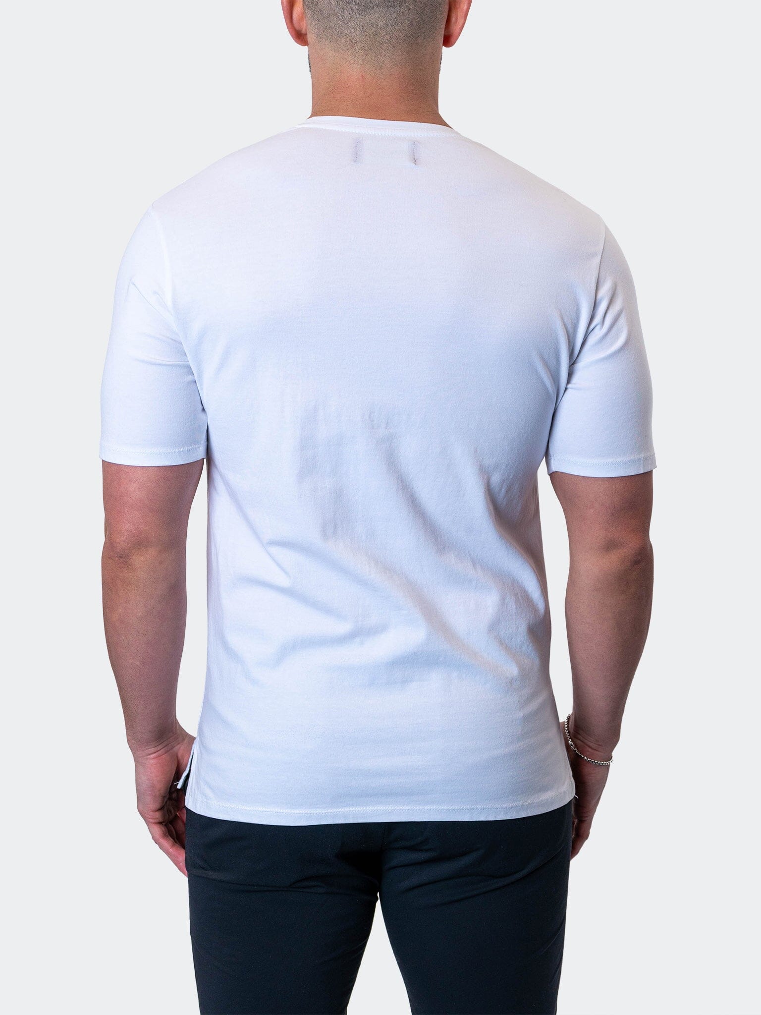 Tee Barcode White – Maceoo