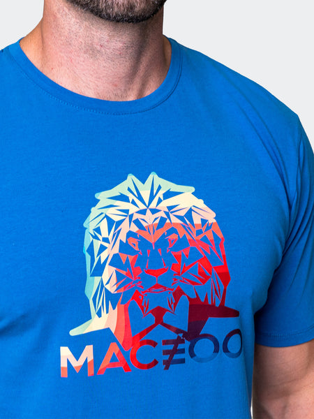 Tee LionRainbow Blue – Maceoo