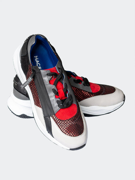 Women's ShoeSneaker SnakeRed – Maceoo